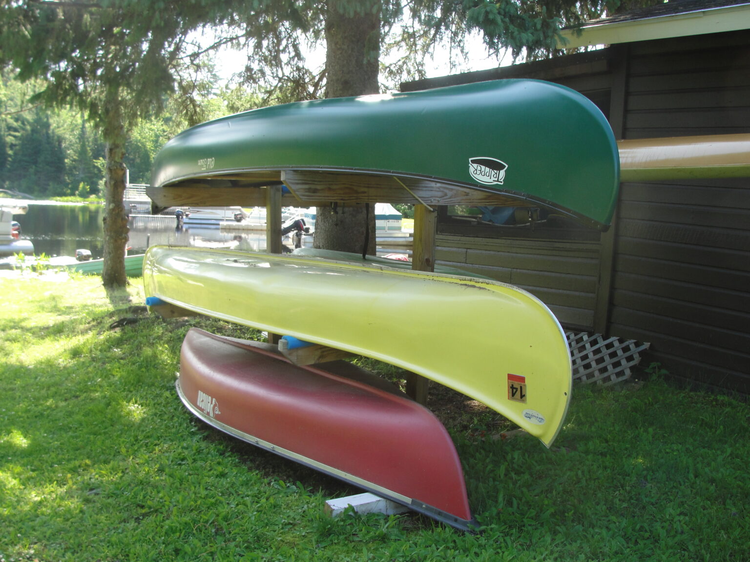 Ghost Lake Camping - Boulder Lodge Resort, Hayward, WI